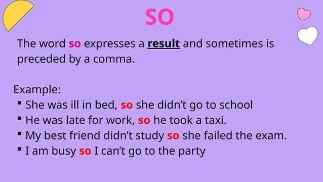 CONJUNCTIONS OR LINKING WORDS PRACTICEPPT | PPT