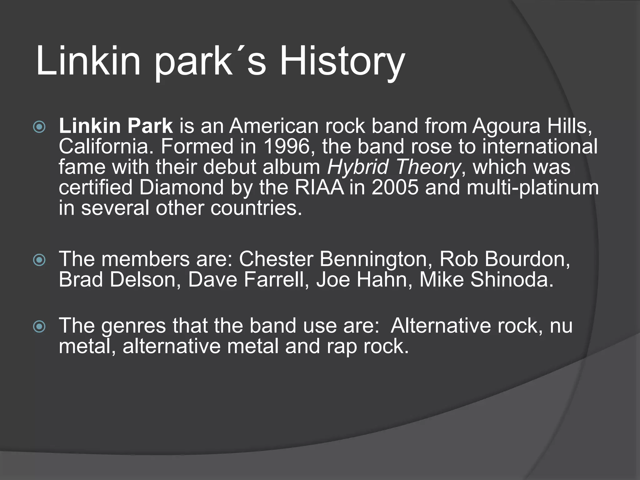 Linkin park | PPTX