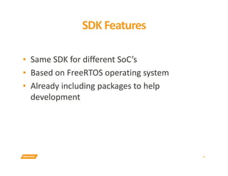 Introduction to the new MediaTek LinkIt™ Development Platform for RTOS | PPT