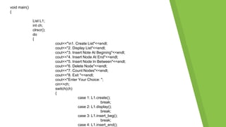 What is Link list? explained with animations | PPTX