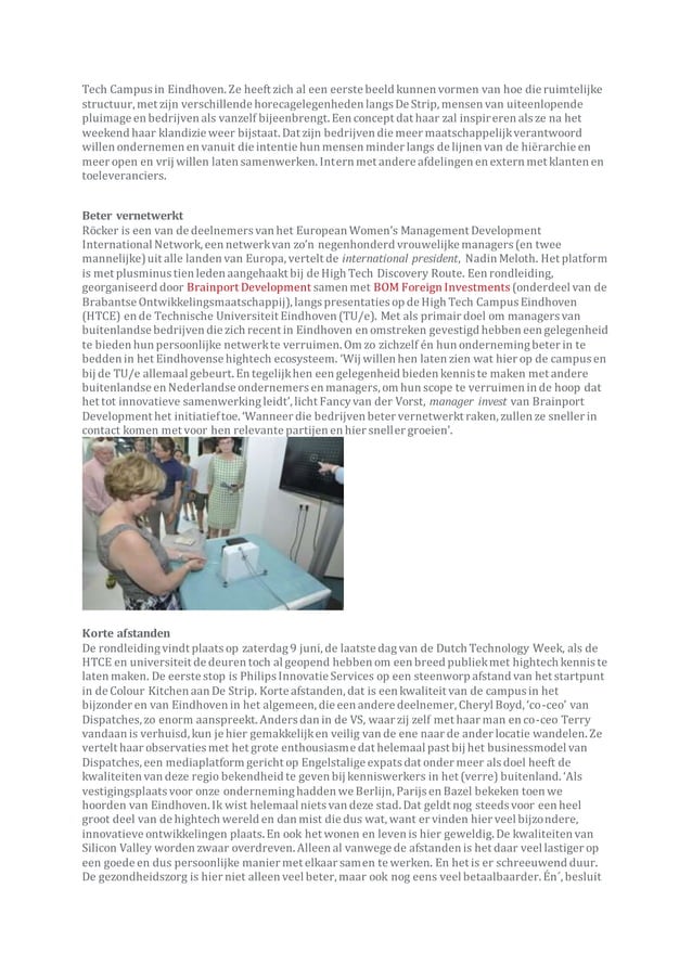 Link magazine high tech discovery program fancy van de vorst | DOCX ...