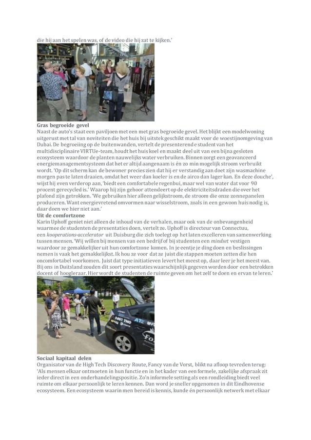 Link magazine high tech discovery program fancy van de vorst | DOCX ...