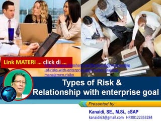 Link-Link MATERI Training "RISK MANAGEMENT" (Based-on ISO 31000-2018 ...