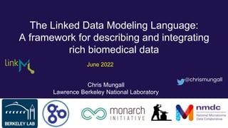 LinkML Intro July 2022.pptx PLEASE VIEW THIS ON ZENODO | PPT