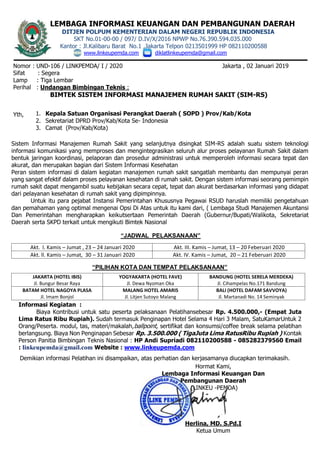 Undangan Link pemda sim rs | PDF
