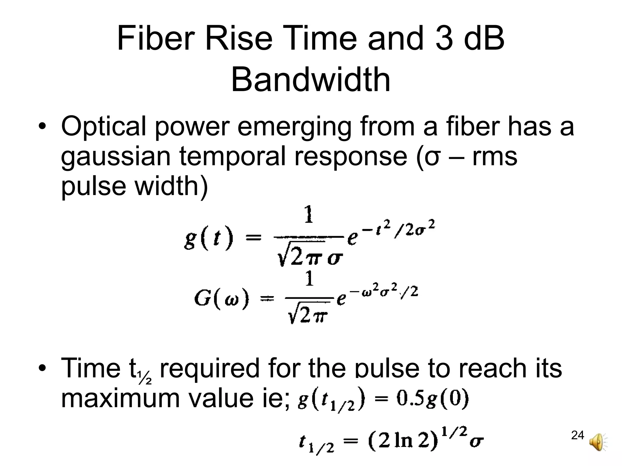 Link power and rise time budget analysis | PPT