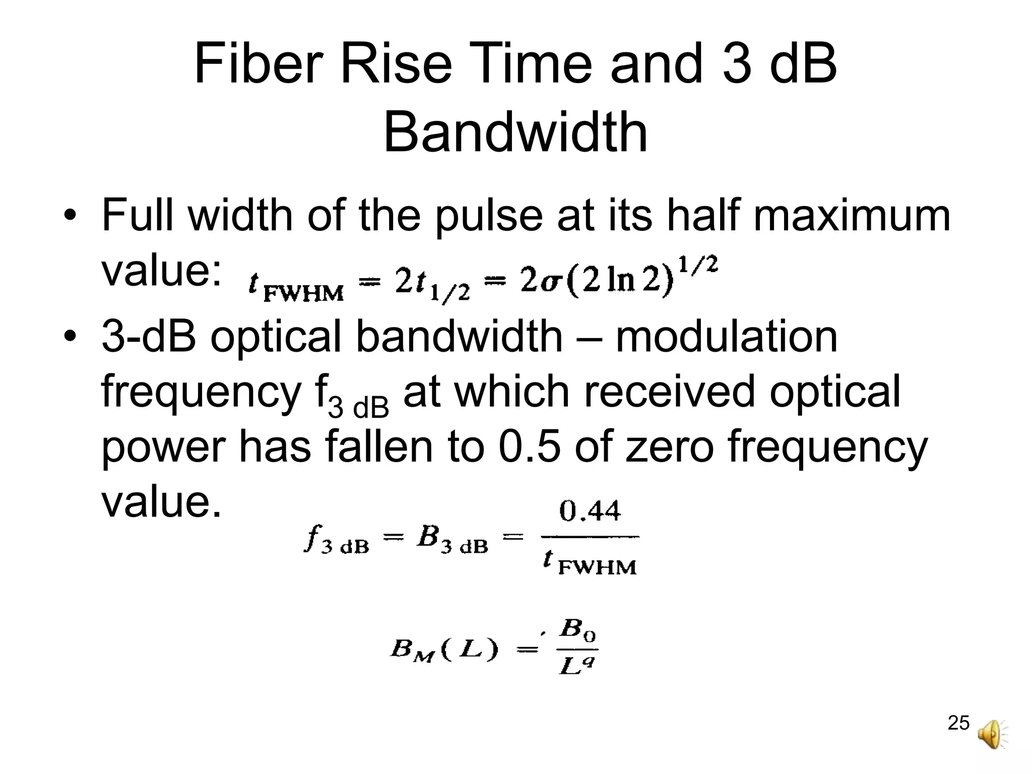 Link power and rise time budget analysis | PPT