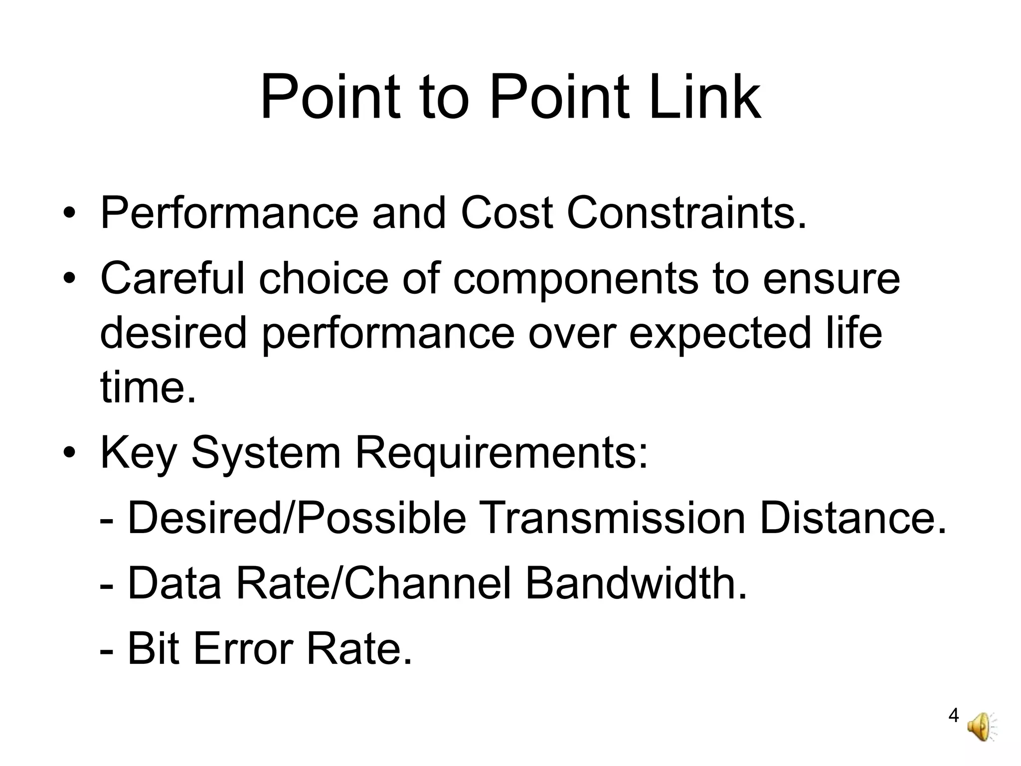 Link power and rise time budget analysis | PPT