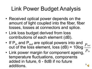 Link power and rise time budget analysis | PPT