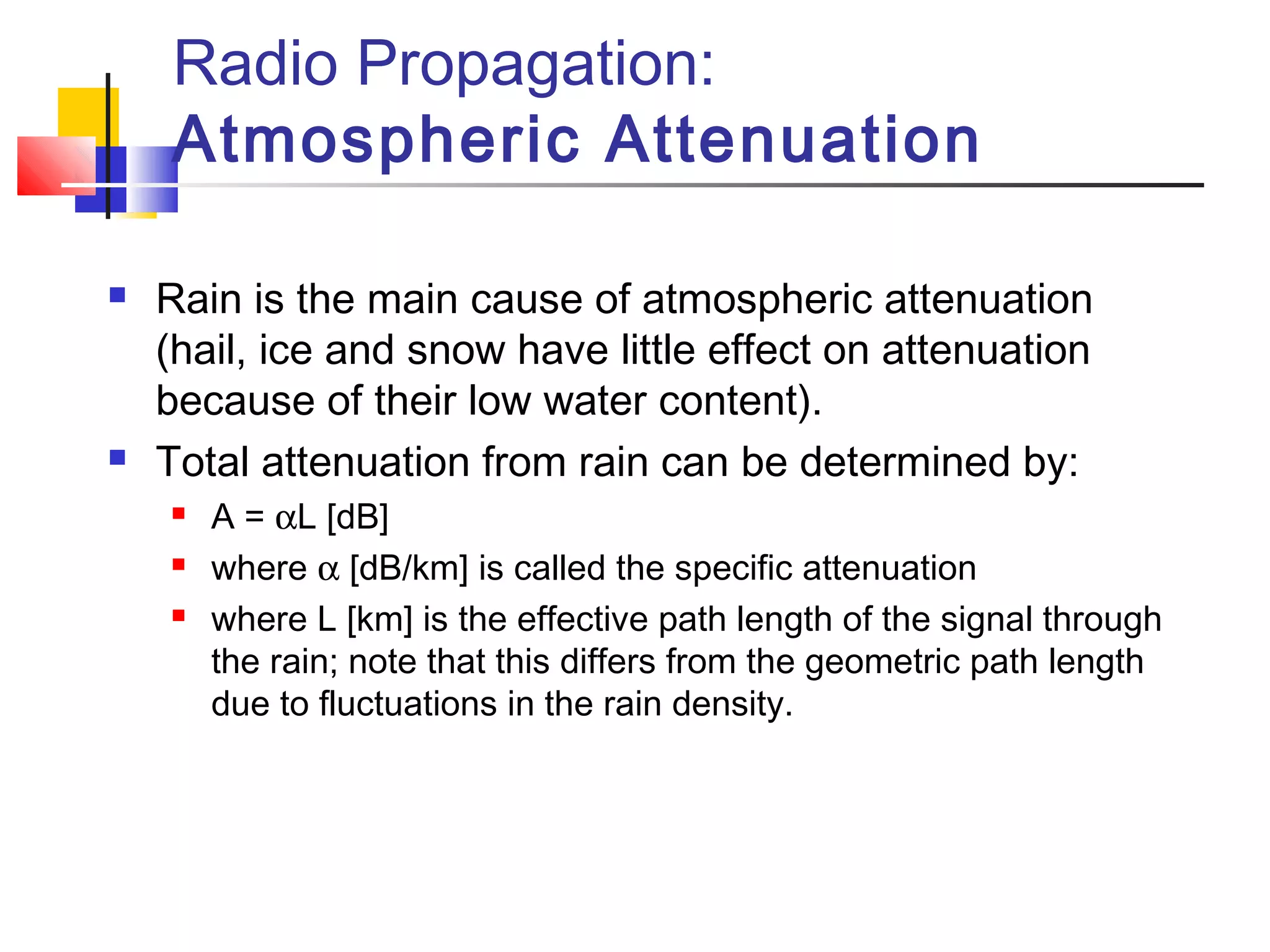 Link Power Budget Calculation and Propagation Factors for Satellite ...