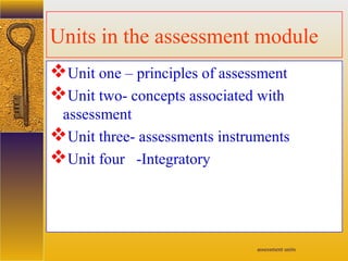notes on medical education assessment | PPT