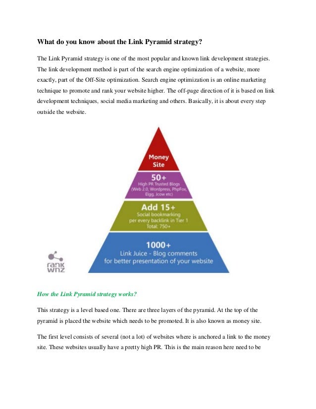 the Link Pyramid Strategy