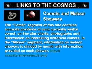Links to the Cosmos | PPT