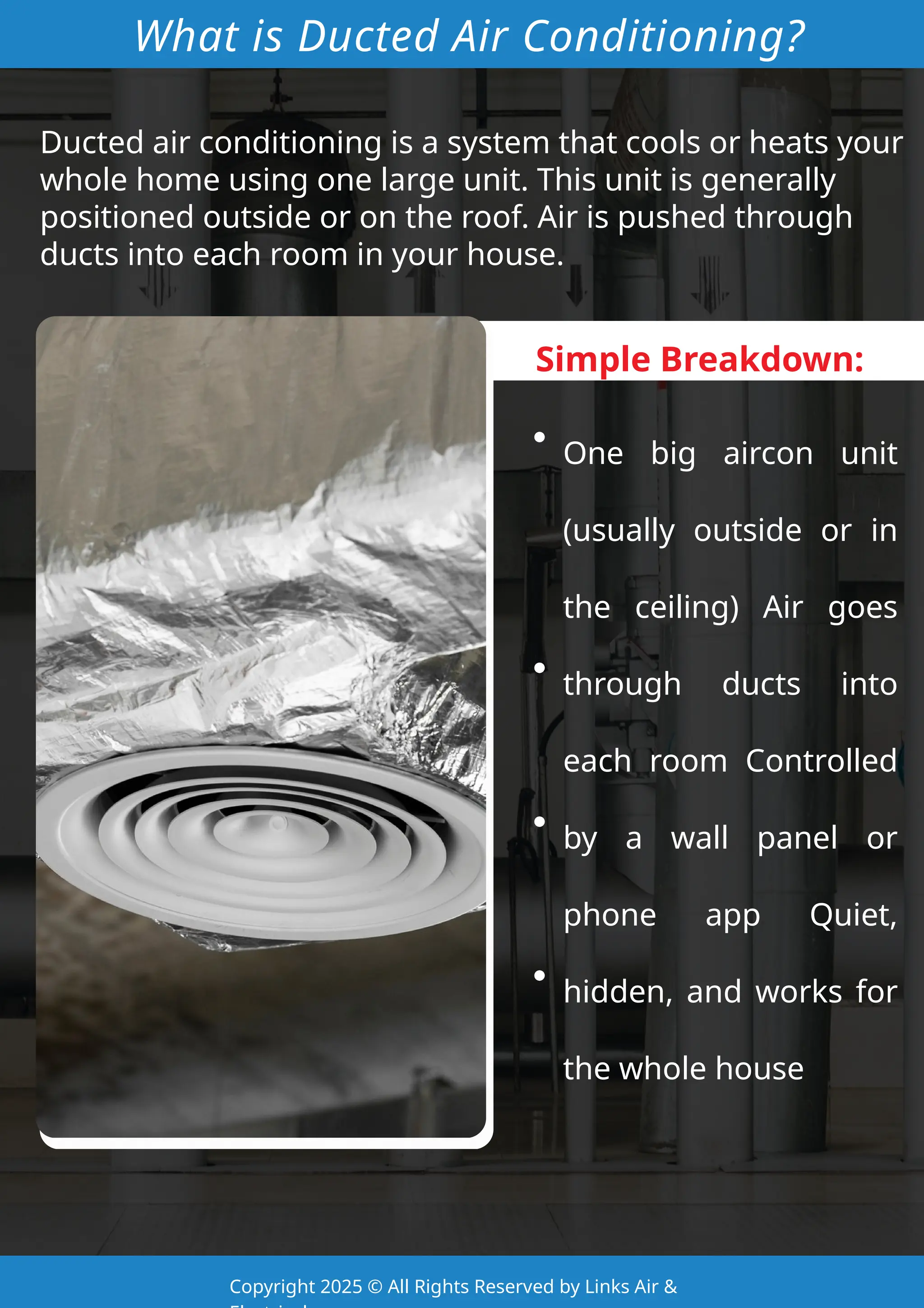 ceiling fan installation.Ducted air conditioning Gold Coast | PPTX