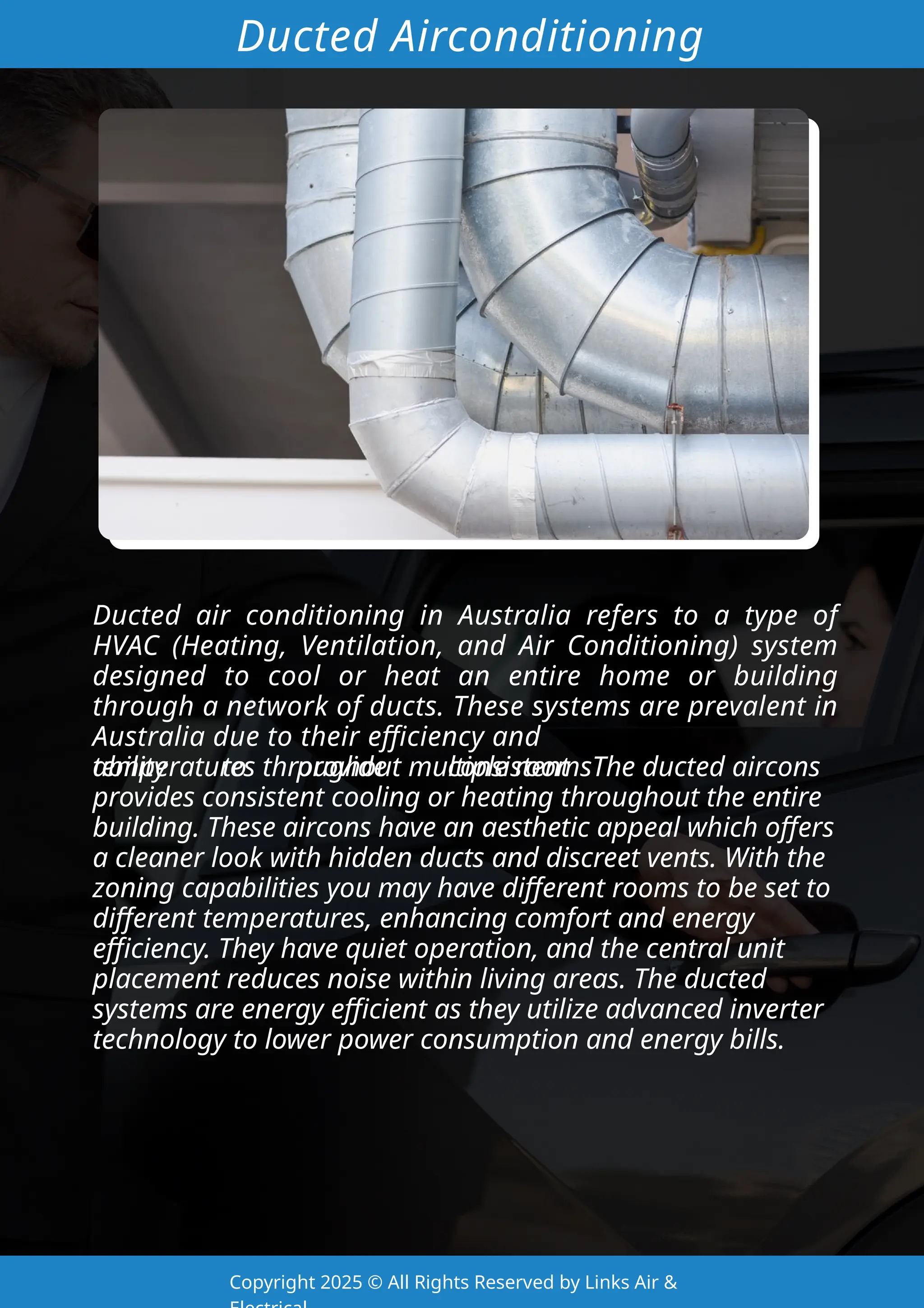 ceiling fan installation.Ducted air conditioning Gold Coast | PPTX