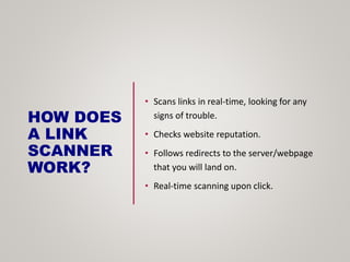 Link Scanners in Cybersecurity: Why you need one | PPT