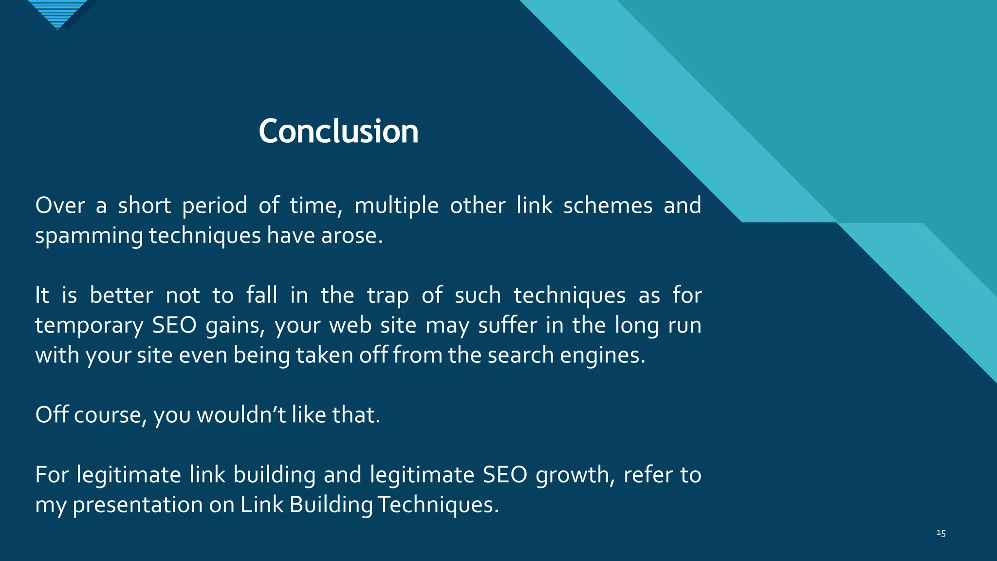 What are Link Schemes? | PPT