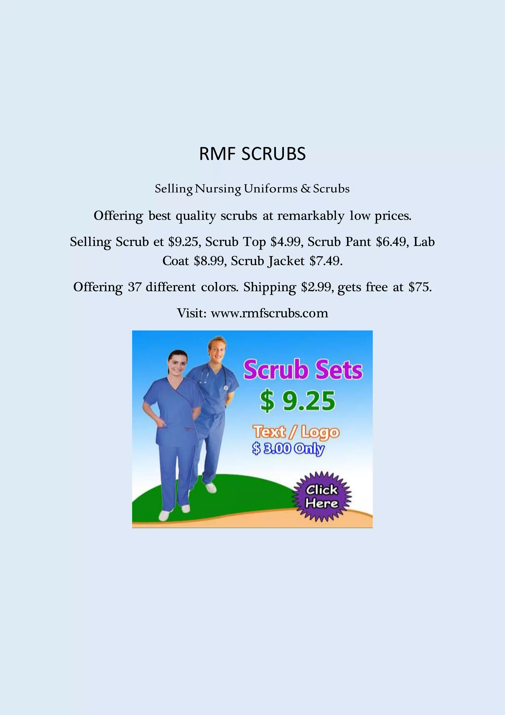 RMF SCRUBS | DOCX | Women\'s Outerwear | Women\'s Clothing