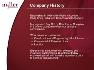 Miller-loss adjusters' workflow and property claims.ppt