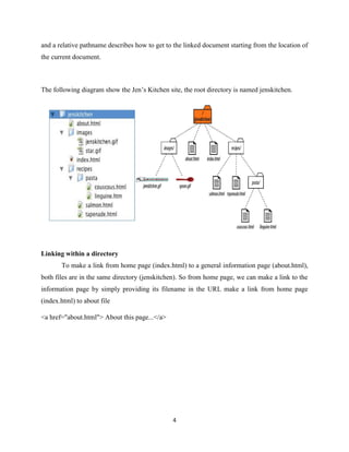 Links in HTML AND CSS COMPREHENSIVE STUDY | PDF