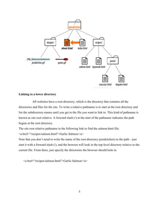 Links in HTML AND CSS COMPREHENSIVE STUDY | PDF