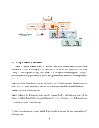 Links in HTML AND CSS COMPREHENSIVE STUDY | PDF