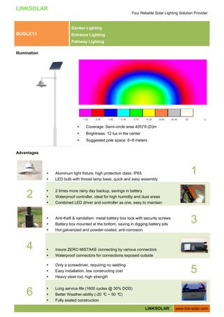 Linksolar catalog for customize solar street light | PDF