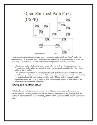 Link state routing protocol | DOCX