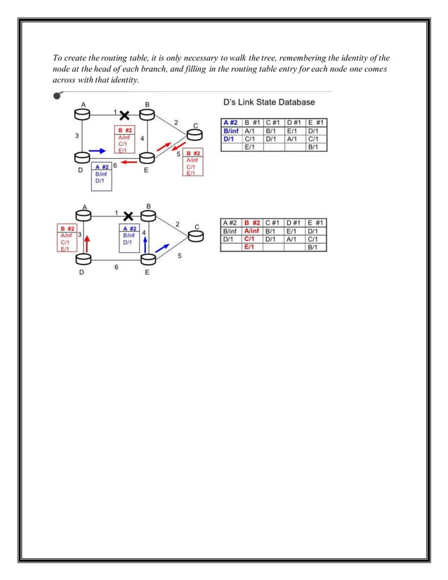 Link state routing protocol | PDF