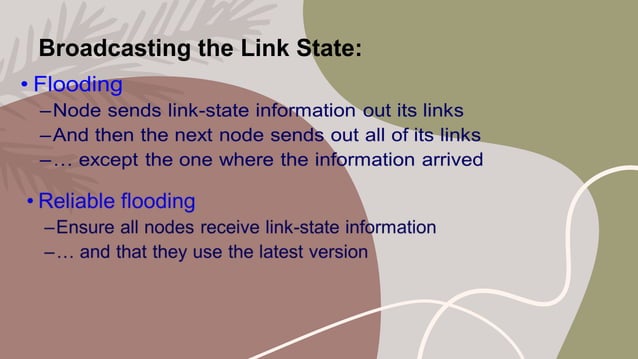 Link State Routing Protocol Presentation Pptx Computer Networking
