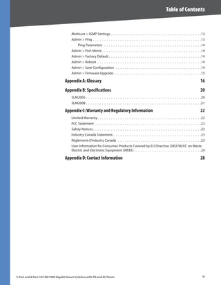 Manual Linksys SLM2008 | PDF