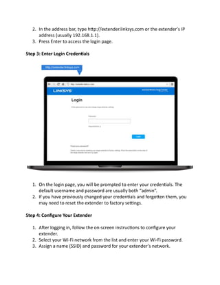 Linksys Extender Login: Your Comprehensive Guide | PDF