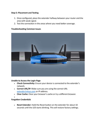 Linksys Extender Login: Your Comprehensive Guide | PDF