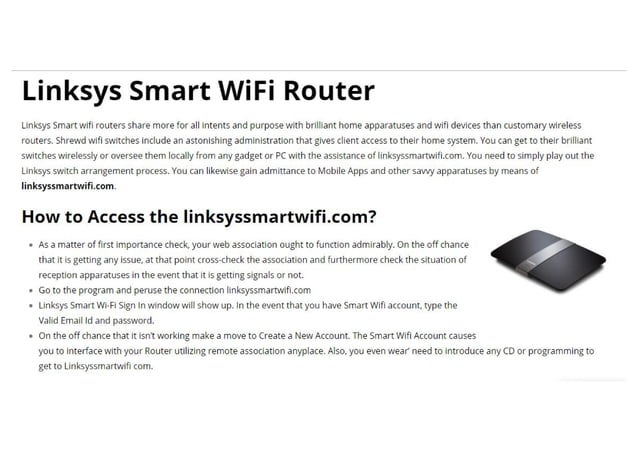 Linksys smart wizard | PPT