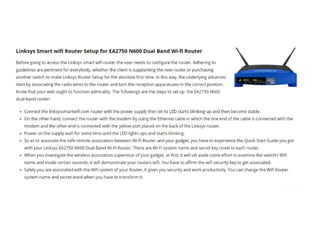 Linksys smart wizard | PPT
