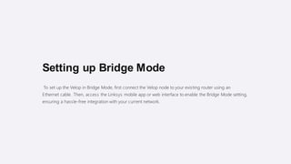 Step-by-Step Tutorial: Configuring Linksys Velop in Bridge Mode for ...