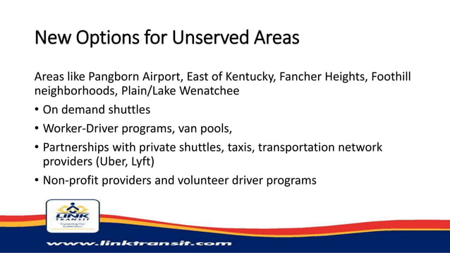 Link Transit Vision 2025 | PPTX