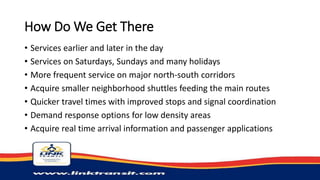 Link Transit Vision 2025 | PPTX