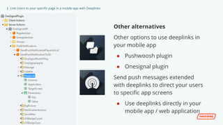 Link Users to Your Specific Page in a Mobile App With Deeplinks | PPTX