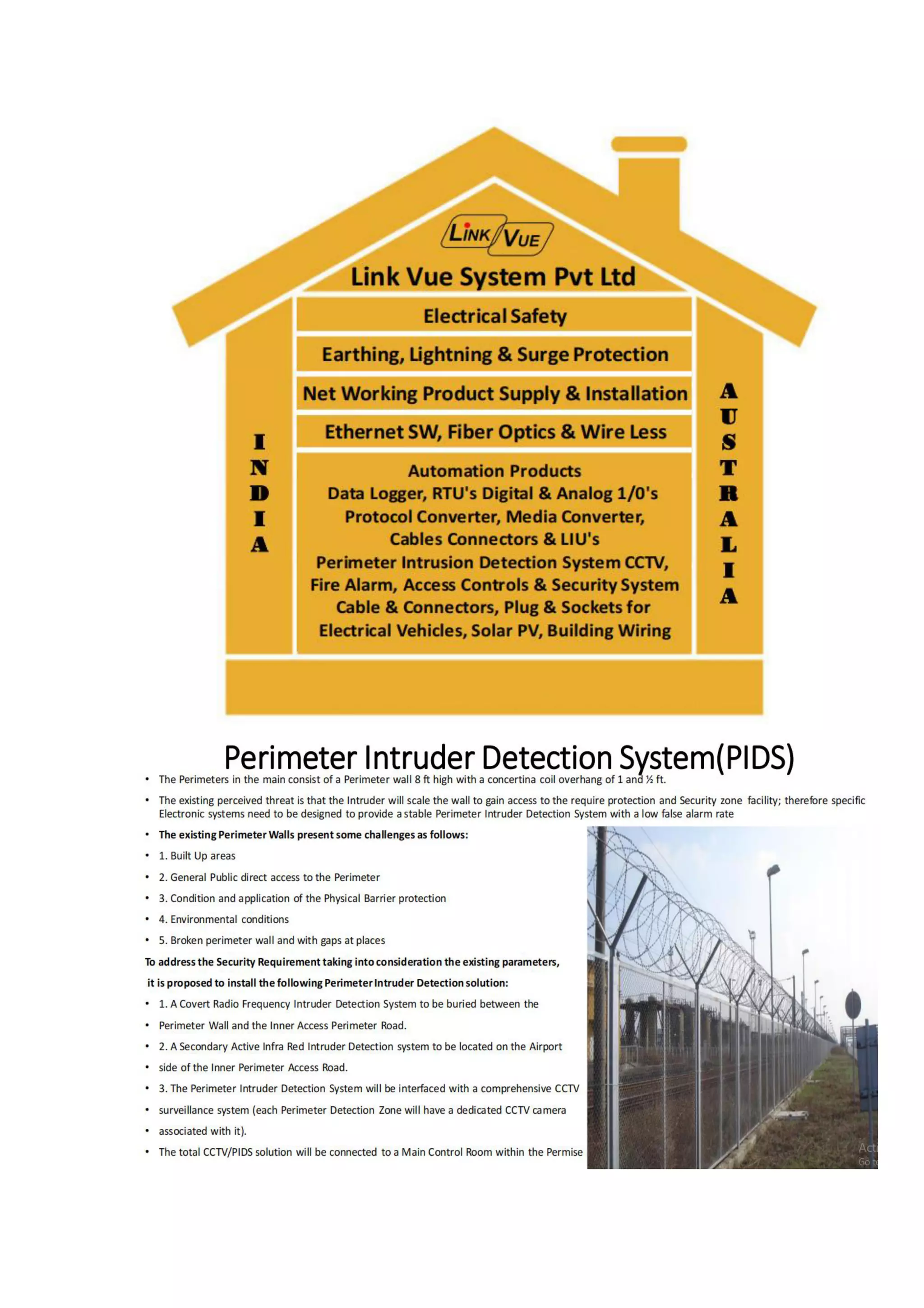 Link vue system and solar pv power plant protection | PDF