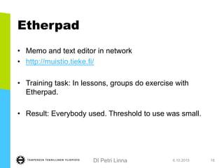 Assessment of social media skills among vocational teachers in finland | PPTX