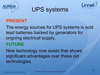 The AurigaGen Hydrogen Fuel Cell Back Up System | PPTX