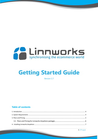 Linnworks getting started_guide | PDF | Logistics | Business