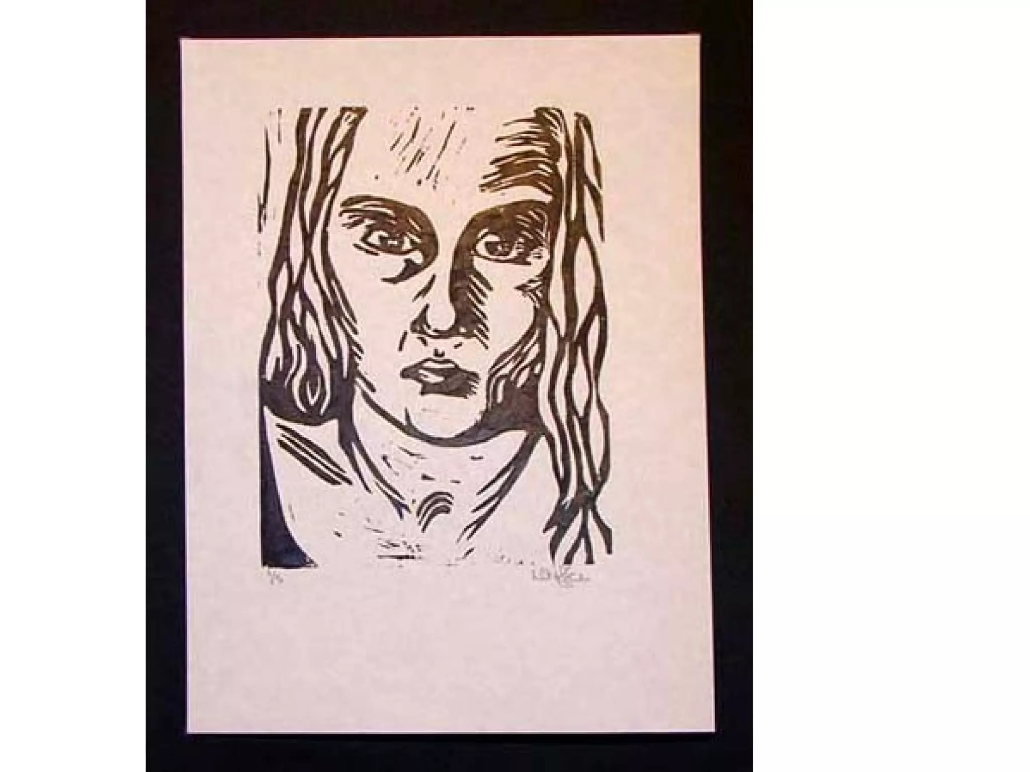 Linocut portrait examples | PPT