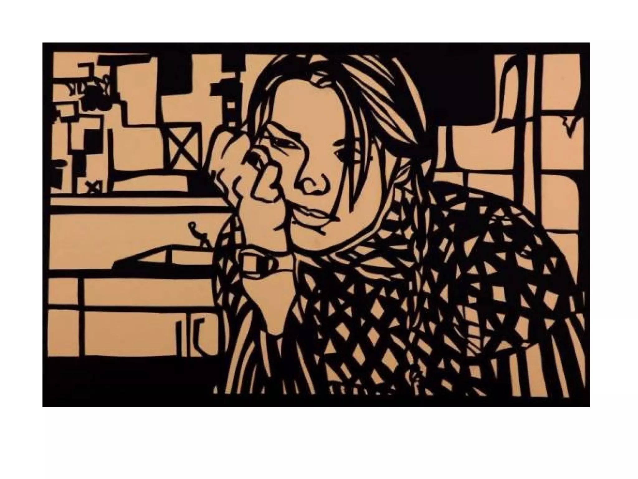 Linocut portrait examples | PPT