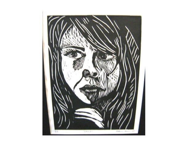 Linocut portrait examples | PPT