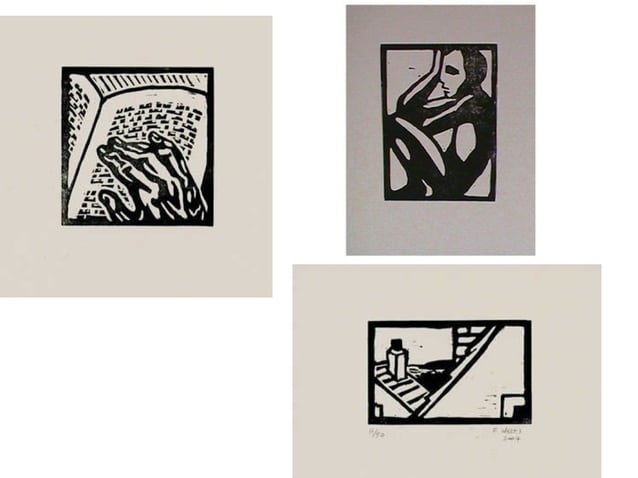 Linocut portrait examples | PPT