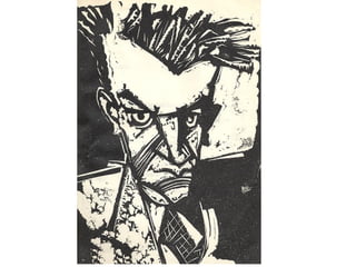 Linocut portrait examples | PPT