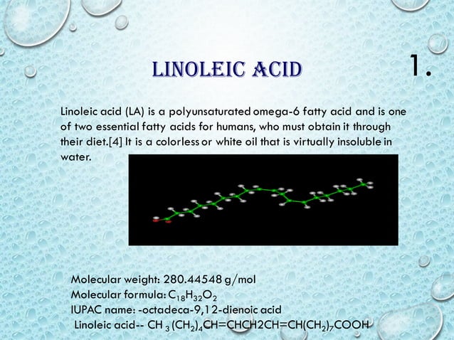 Linoleic acid ppt | PDF
