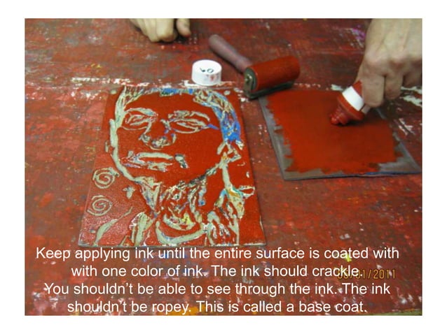 Lino print process | PPTX